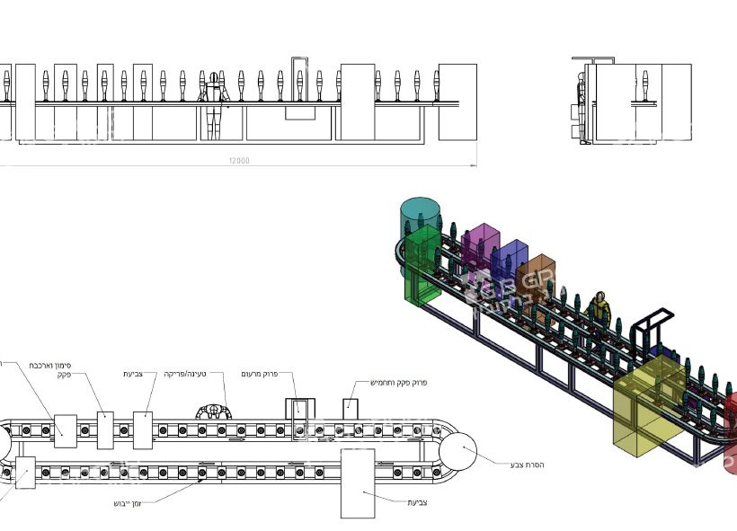 Restoration Line of 120 mm Mortar Shells - ברקוביץ מהנדסים